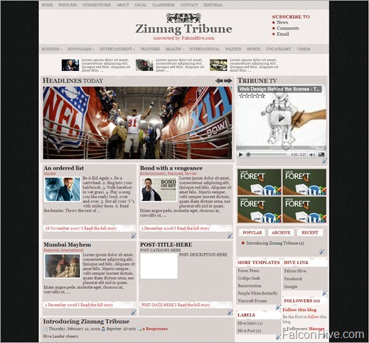 Zinmag Tribune